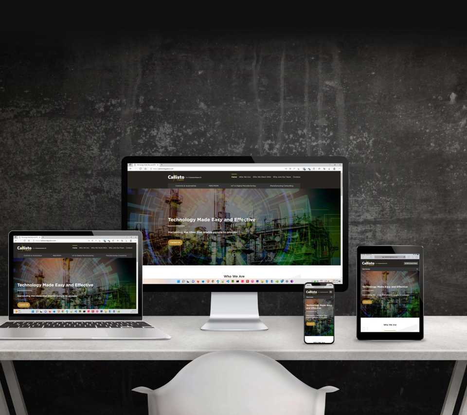 Callisto Integration Web Design Project | WebFire Designs